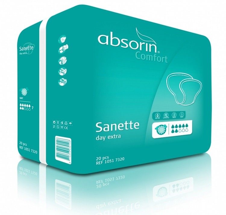 Absorin Comfort Sanette Day Extra | voordelig, discreet en snel in huis