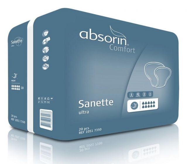 Absorin Comfort Sanette Ultra | voordelig, discreet en snel in huis
